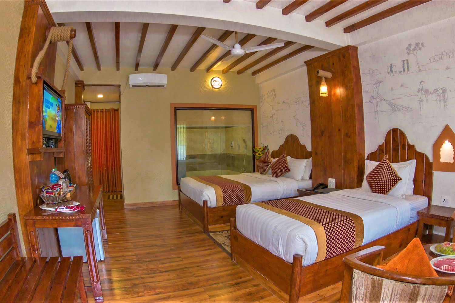 Book Now - Hotel Jungle Crown - Sauraha